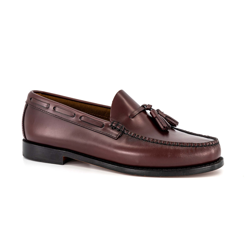 Larkin Moc Tassel | Wine Leather | Mens Weejuns | GH Bass
